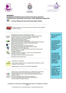 Information Card for Police and PCSOs | Cambridgeshire and Peterborough ...