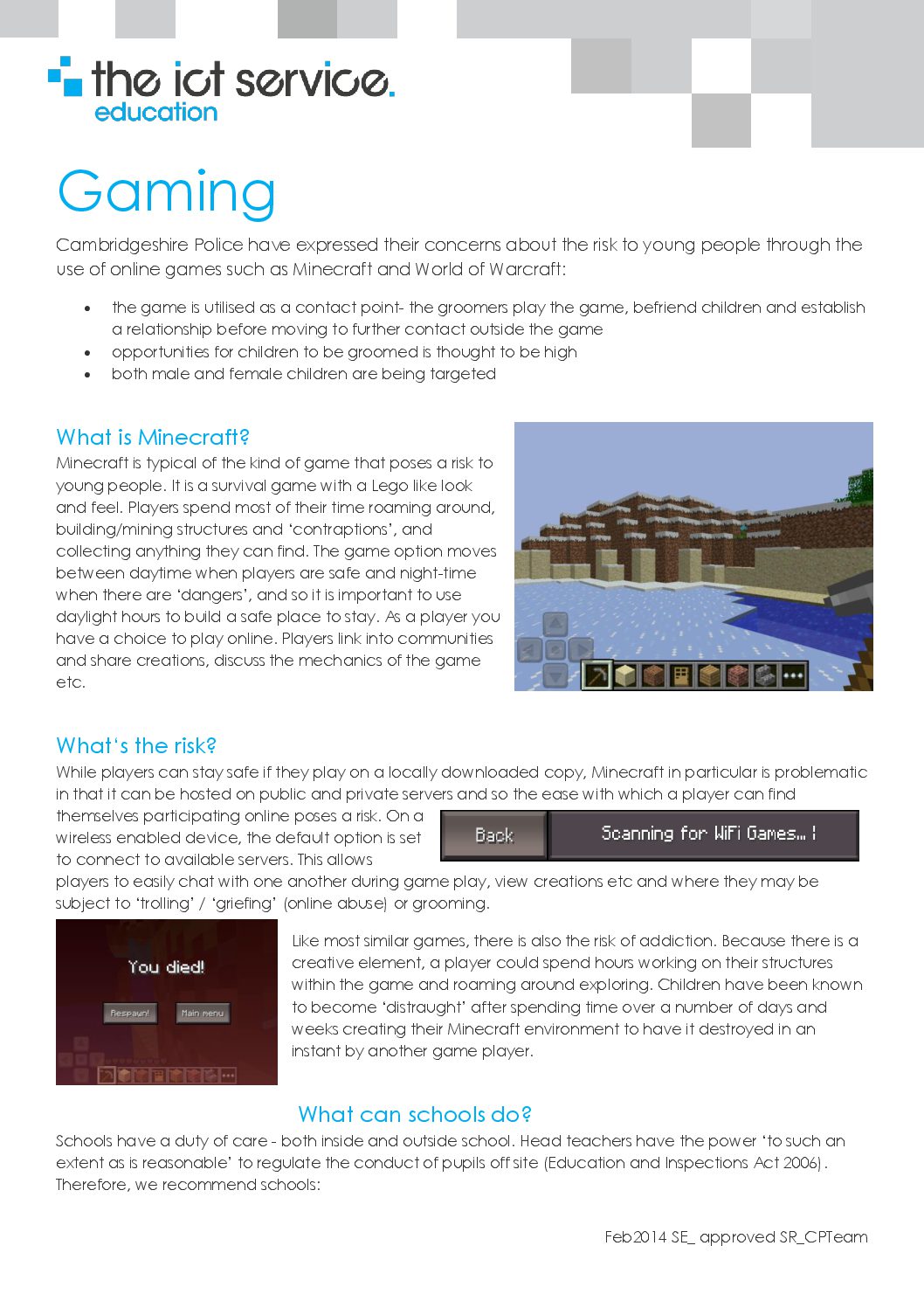 Online Gaming FAQs | Cambridgeshire and Peterborough Safeguarding ...