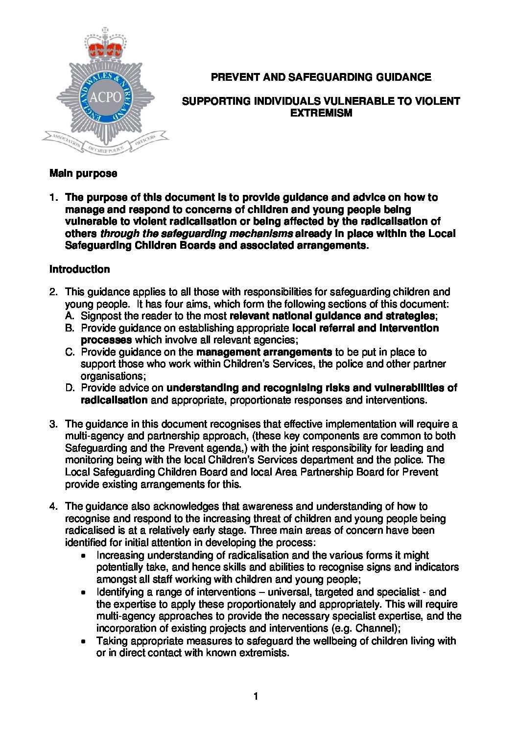 Prevent and Safeguarding Guidance – Supporting individuals vulnerable ...