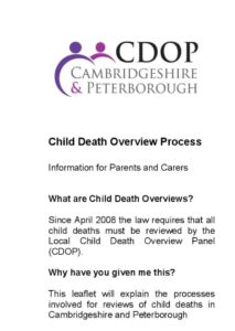 Child Deaths and the Child Death Overview Panel | Cambridgeshire and ...