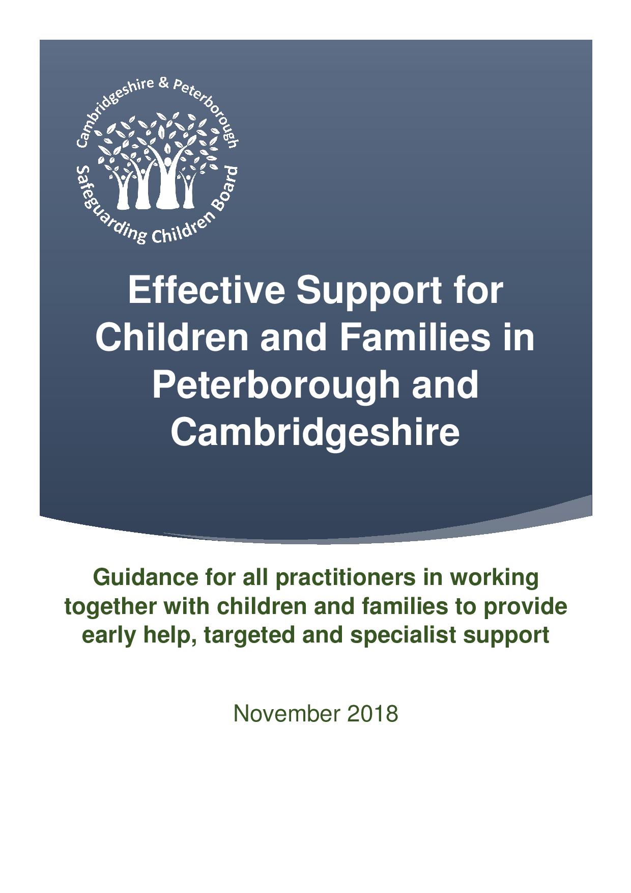 Effective Support for Children and Families (Thresholds) Document-page ...