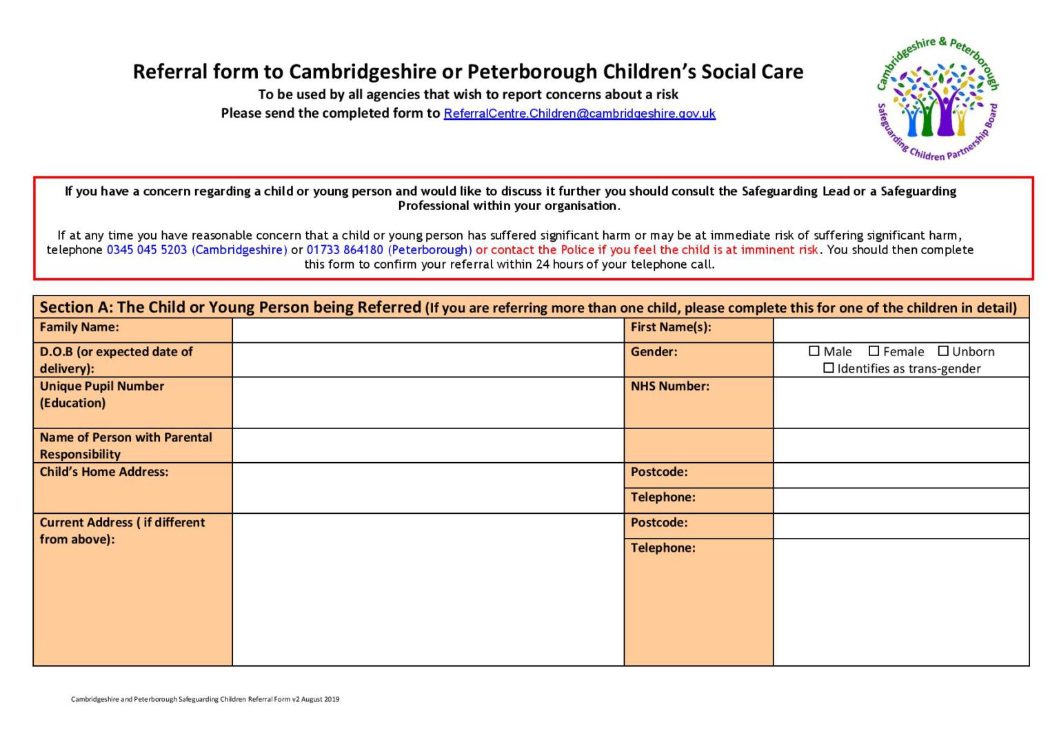 Safeguarding-Children-Referral-Form-page-001 | Cambridgeshire and ...